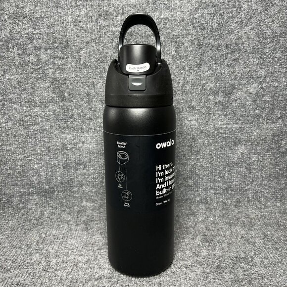 owala | Kitchen | Owala Free Sip 32 Oz Water Bottle Black | Poshmark